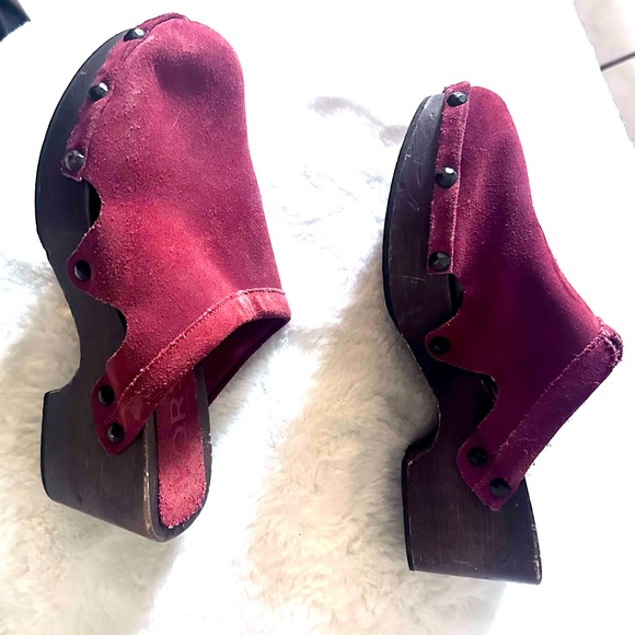 KORS Michael Kors | Shoes | Kors Vintage Clogs With Bronze Tone Studs ...